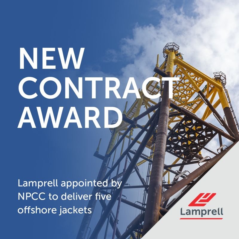 Lamprell appointed by NPCC to deliver five offshore jackets